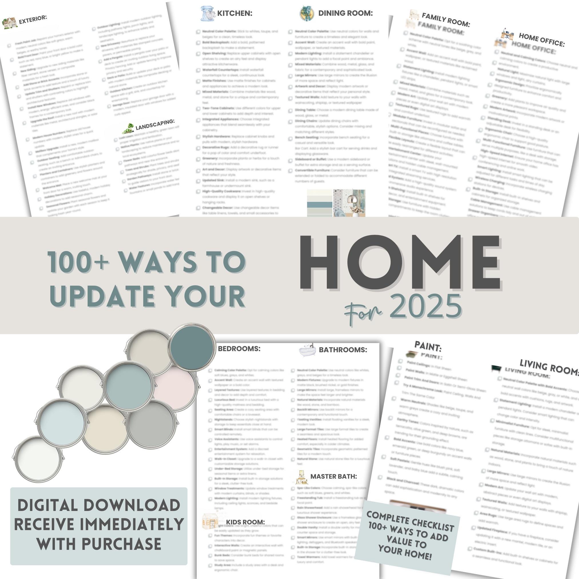 100+ Cost-effective Ways How to Update Your Home for 2025 Complete ...