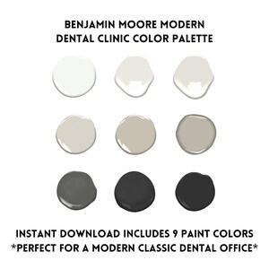Dental Clinic Interior Design Paint Color Palette Modern Luxury ...