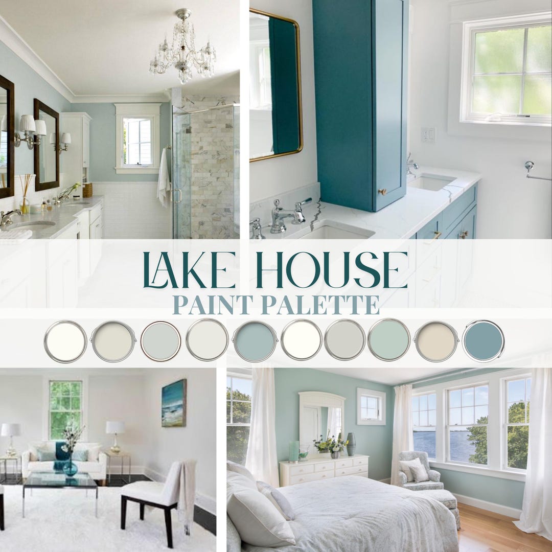 Benjamin Moore Lake House Paint Palette 2025 Beach House Paint Scheme ...