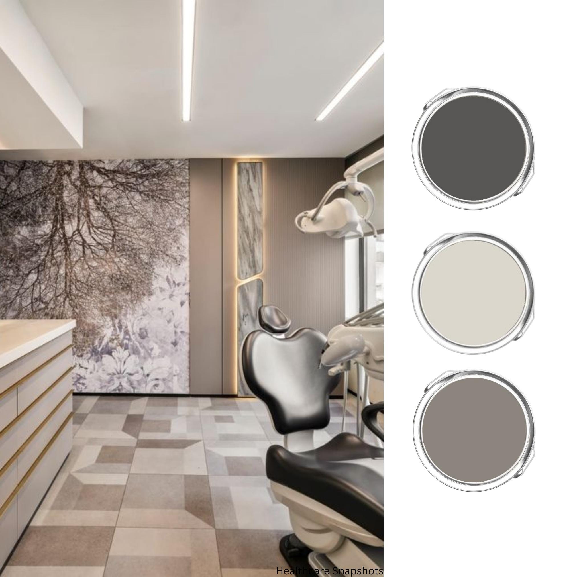 Dental Clinic Interior Design Paint Color Palette Modern Luxury ...