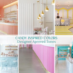 Ice Cream Shop Design Colors Cafe Interior Design Colorful Candy Shop ...