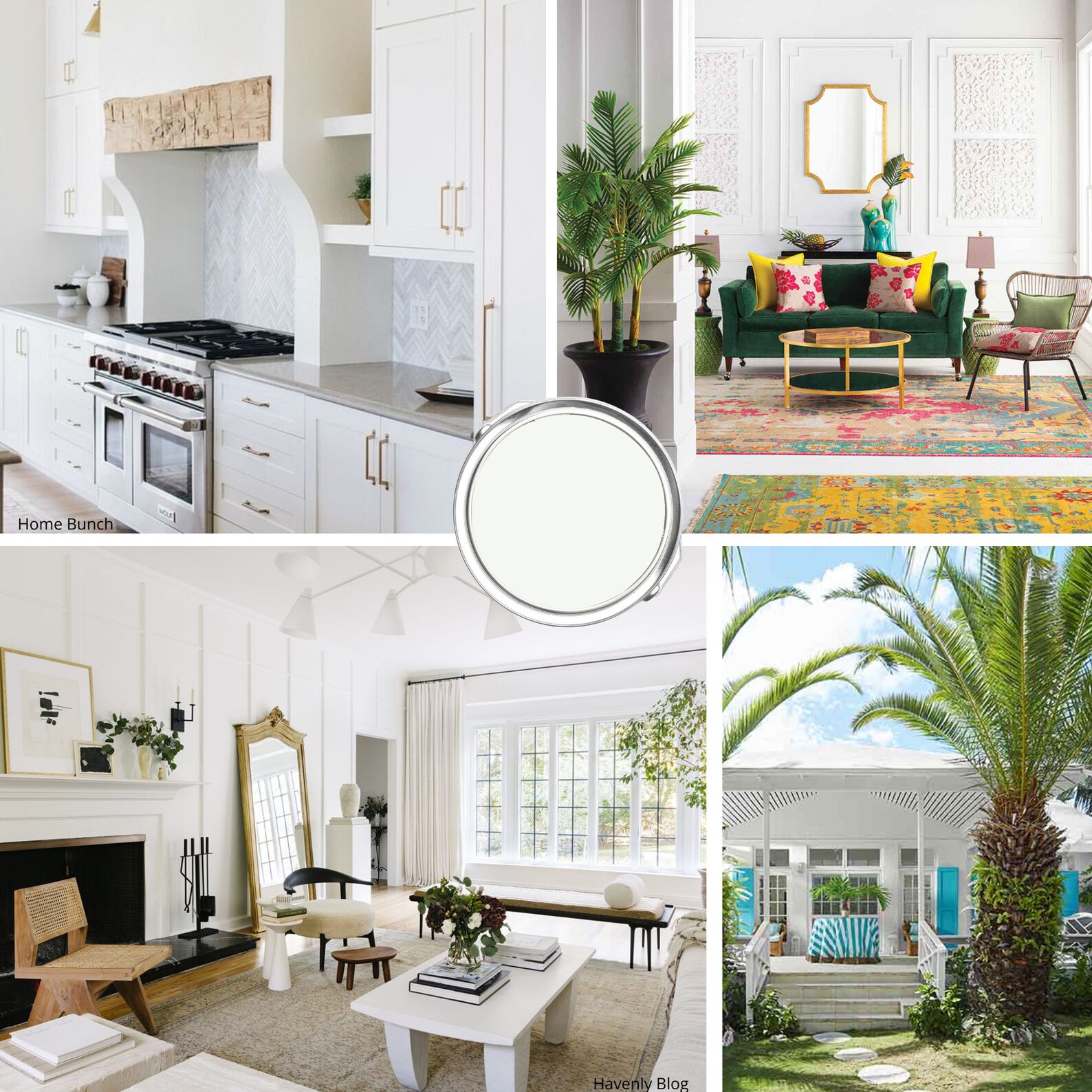 Tropical Color Palette Interior Design Beach House Paint Scheme Beachy ...