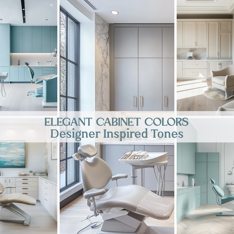 Dental Clinic Interior Design Color Palette for Orthodontic Reception ...