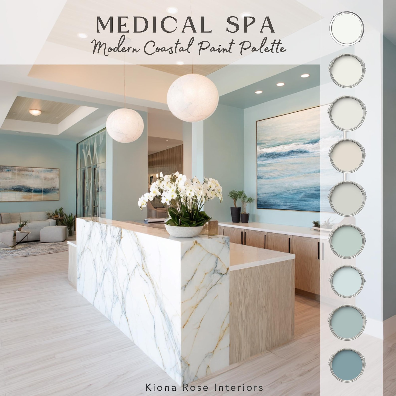 Med Spa Interior Design Paint Palette Luxury Botox Medical Spa ...