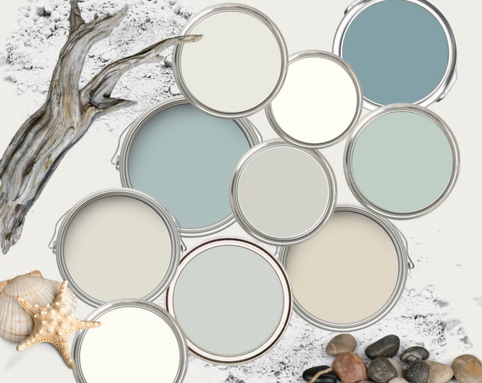 Sherwin Williams Coastal Beach Turquoise Paint Palette, Coastal Paint ...