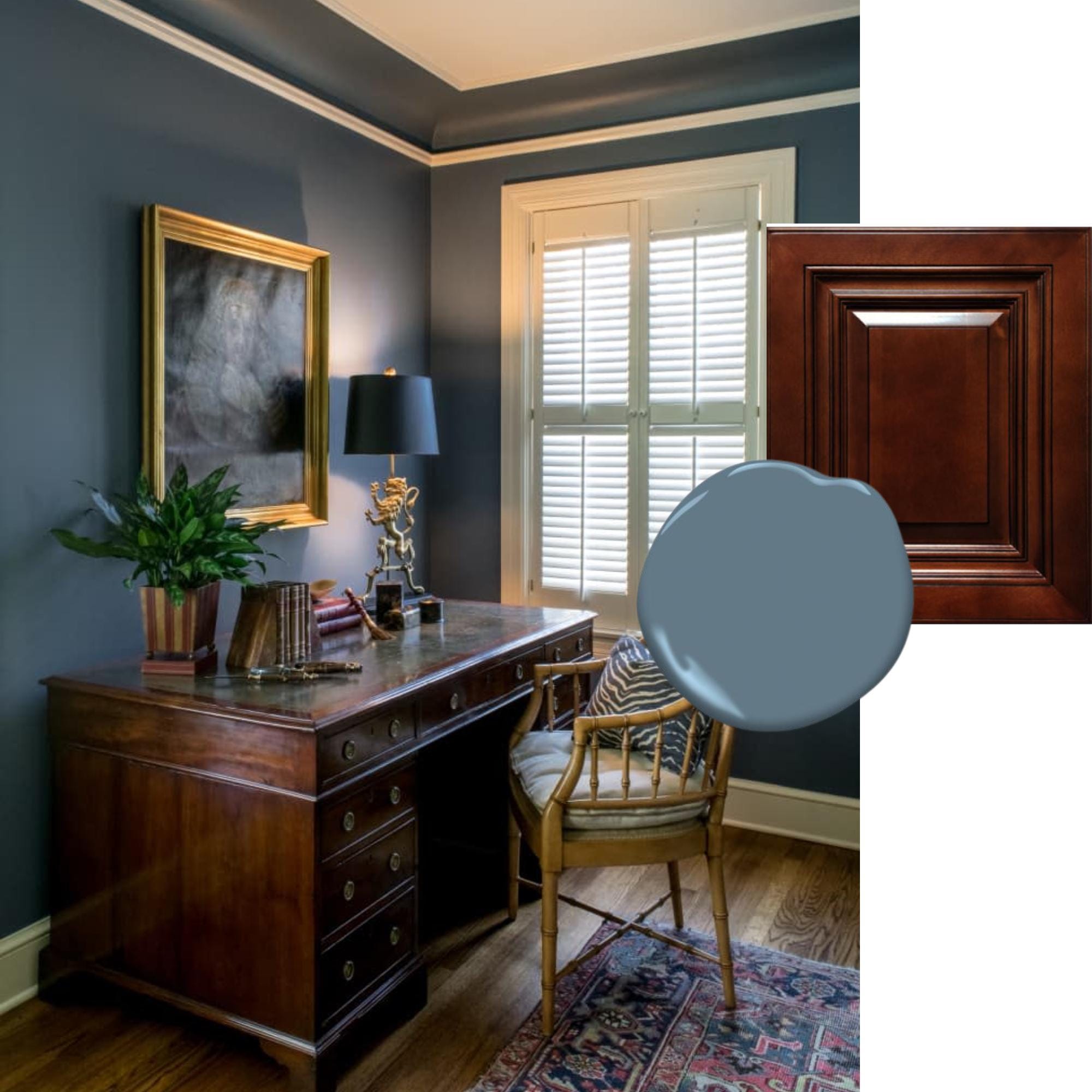 Cherry Wood Paint Color Palette for Dark Red Wood Floor Benjamin Moore ...