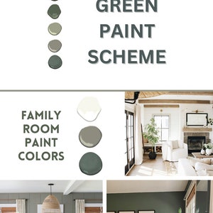 Benjamin Moore Sage Green Kitchen Color Palette Olive Green Modern ...