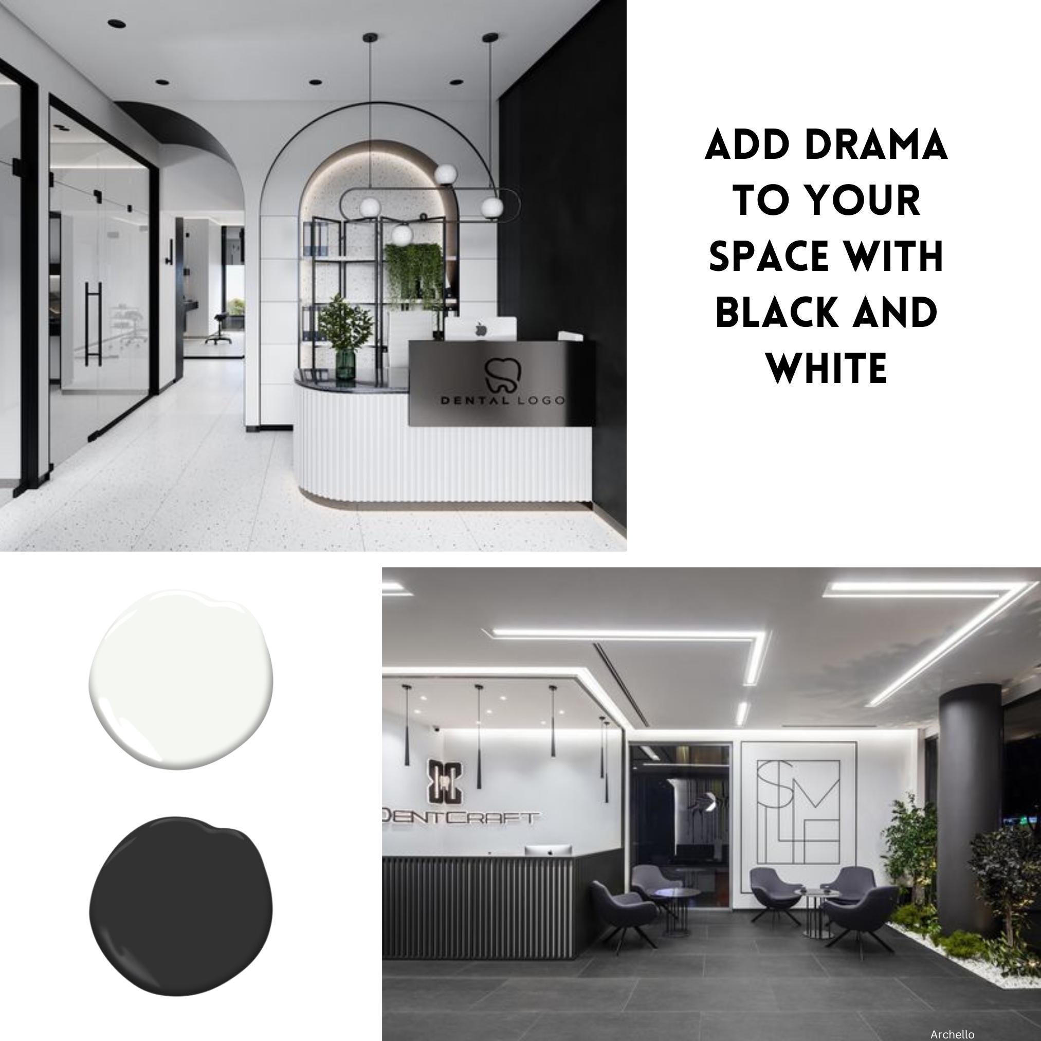 Dental Clinic Interior Design Paint Color Palette Modern Luxury ...