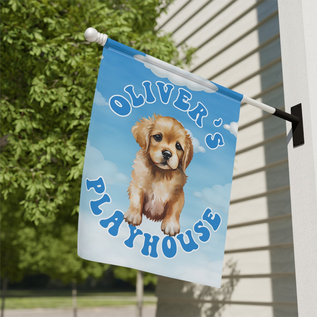 Outdoor Flag Custom Playhouse Sign Personalized Play House Sign for Boy ...