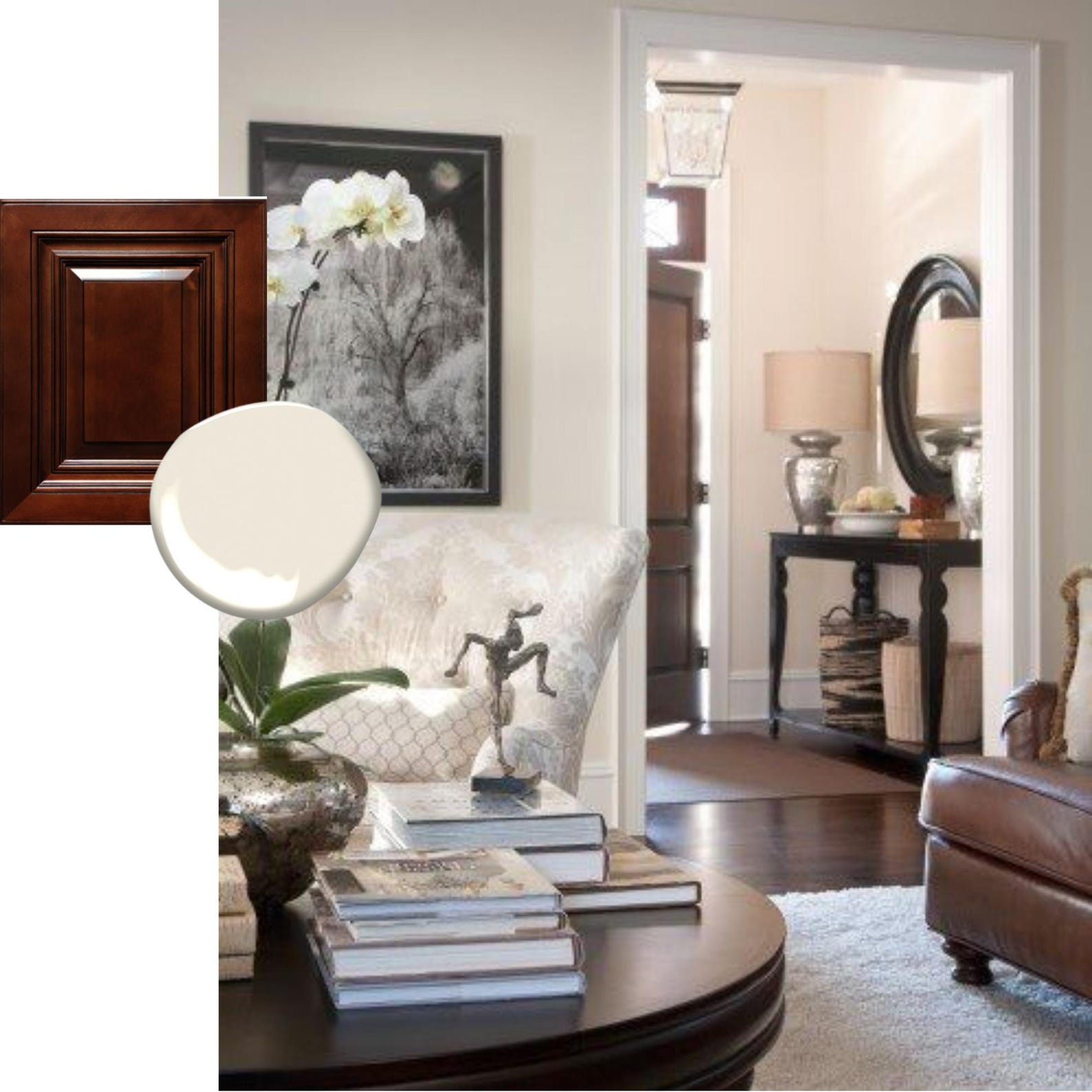 Cherry Wood Paint Color Palette for Dark Red Wood Floor Benjamin Moore ...