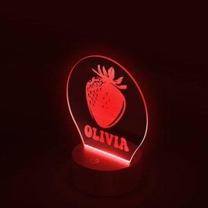 Personalized Light up Sign Custom Color Changing LED Night Light With ...