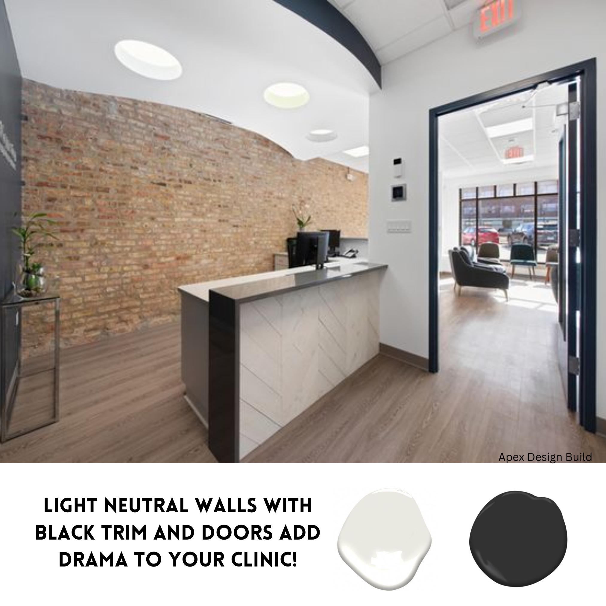 Dental Clinic Interior Design Paint Color Palette Modern Luxury ...