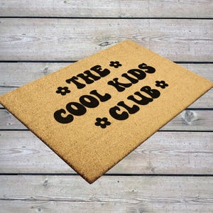 Playhouse Decor Personalized Welcome Mat Kid Clubhouse Doormat Outdoor ...