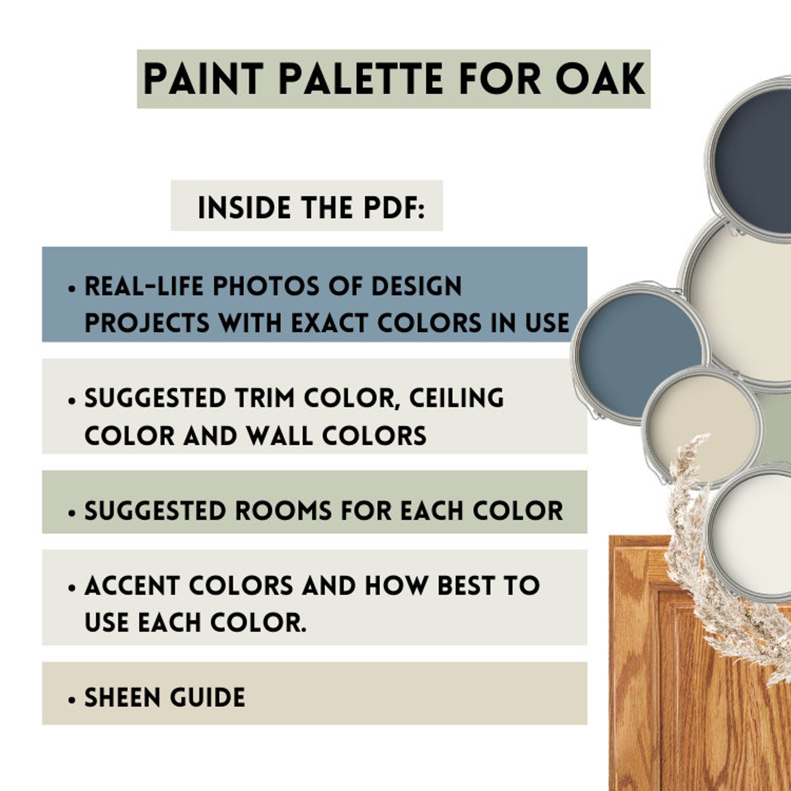 Oak Kitchen Cabinet Paint Palette Benjamin Moore Green Farm Paint ...