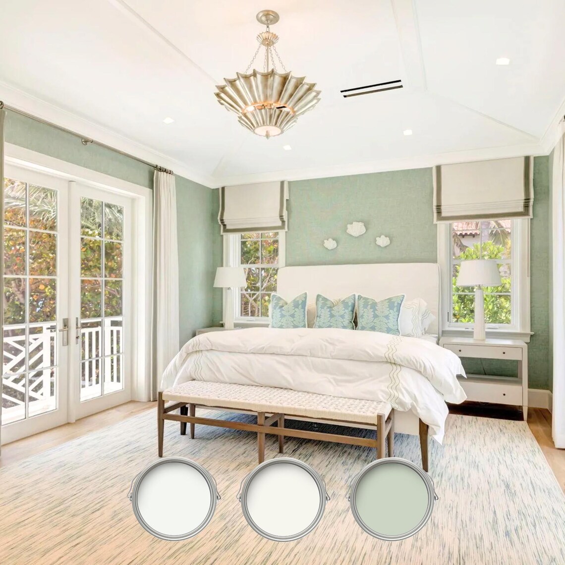 Mediterranean Coastal Paint Color Palette Palm Beach Color Scheme ...