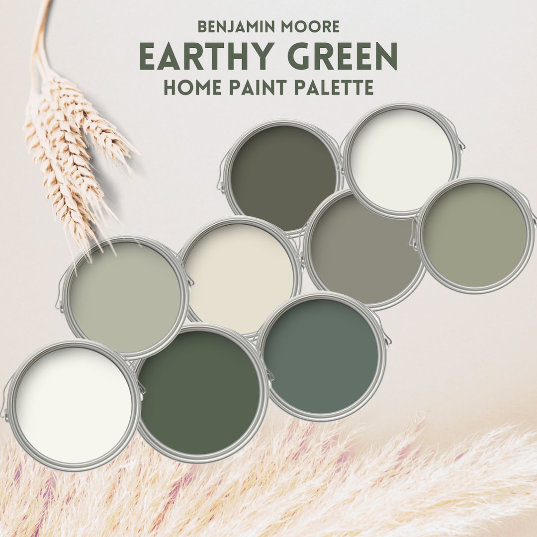Benjamin Moore Sage Green Kitchen Color Palette Olive Green Modern ...
