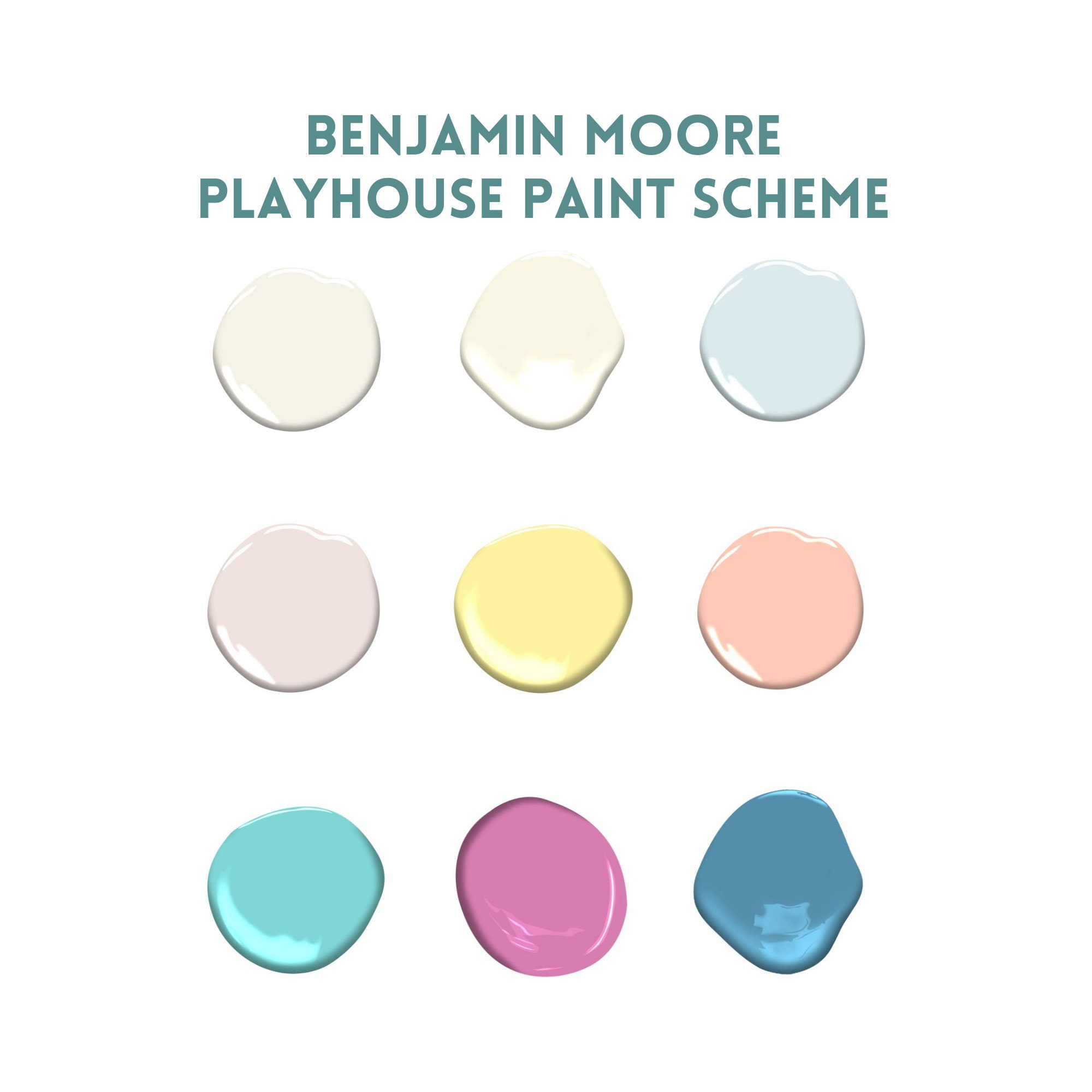 Girls Playroom Decor Color Palette Playhouse Decor Girl Bedroom ...