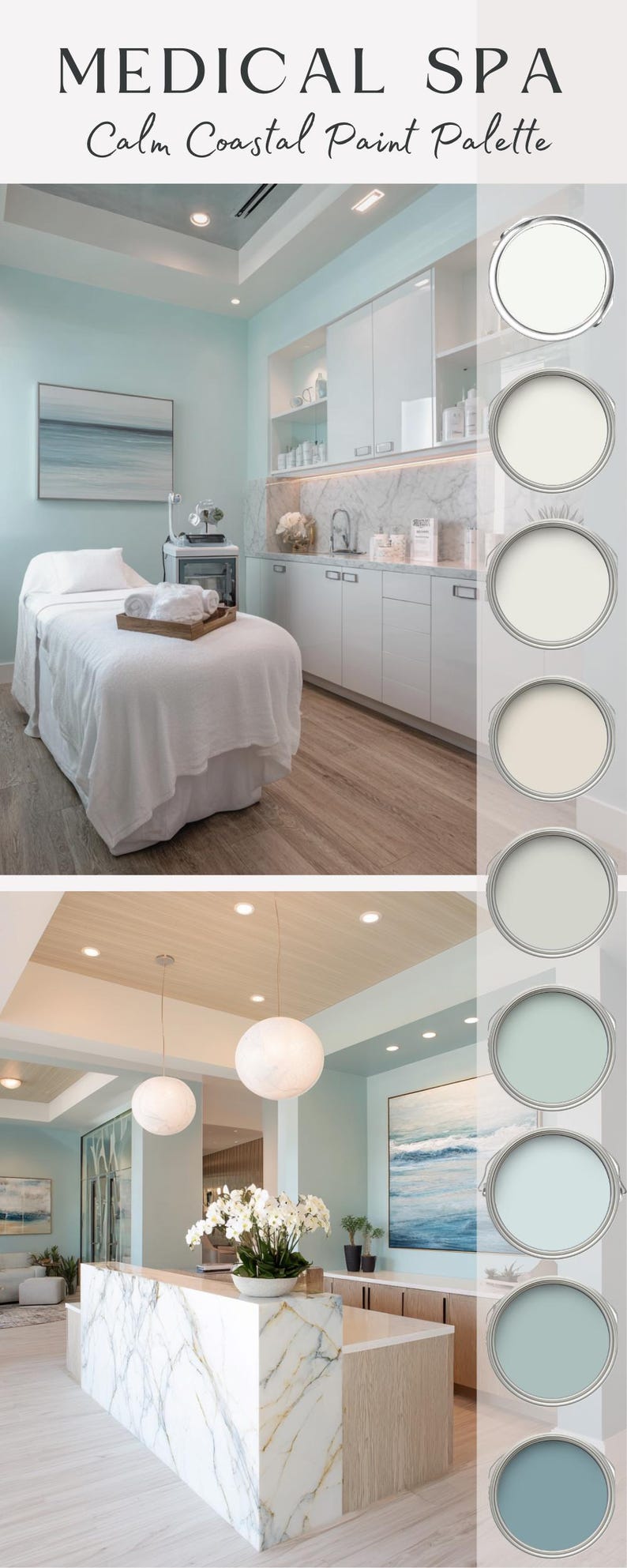 Med Spa Interior Design Paint Palette Luxury Botox Medical Spa ...