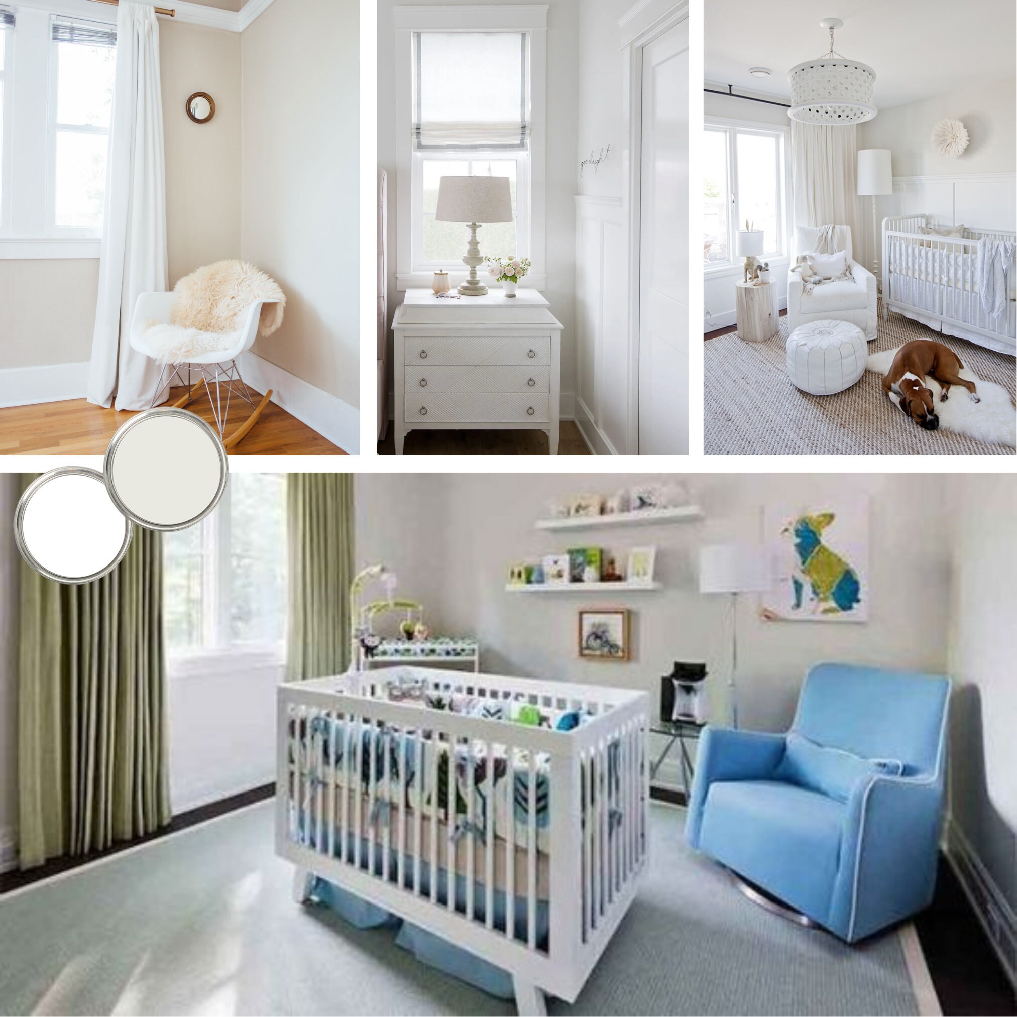 Boy Nursery Paint Color Palette Neutral Color Boy Bedroom Sage Green ...