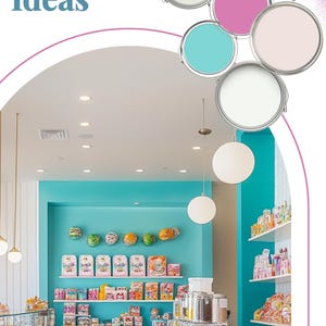 Ice Cream Shop Design Colors Cafe Interior Design Colorful Candy Shop ...