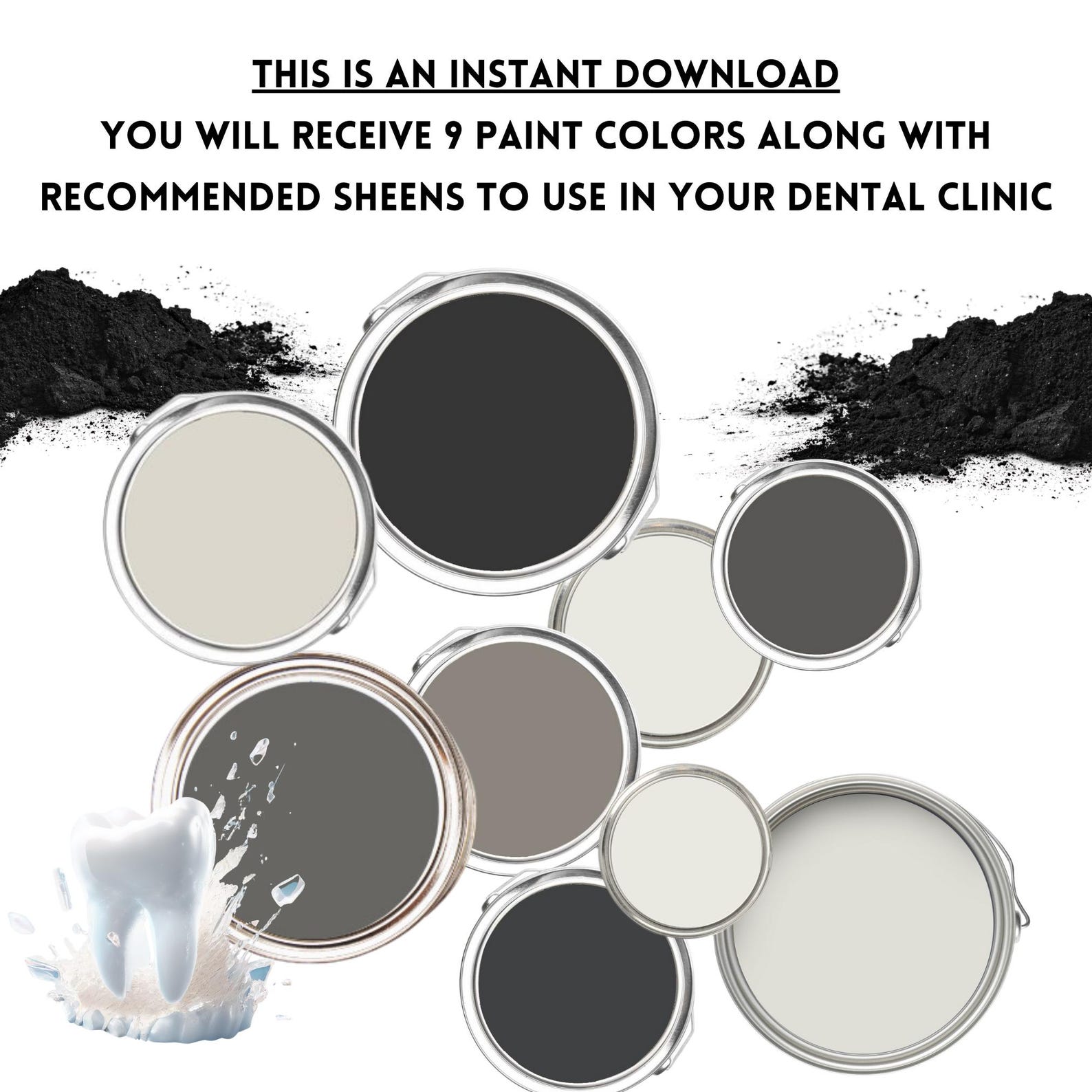 Dental Clinic Interior Design Paint Color Palette Modern Luxury ...