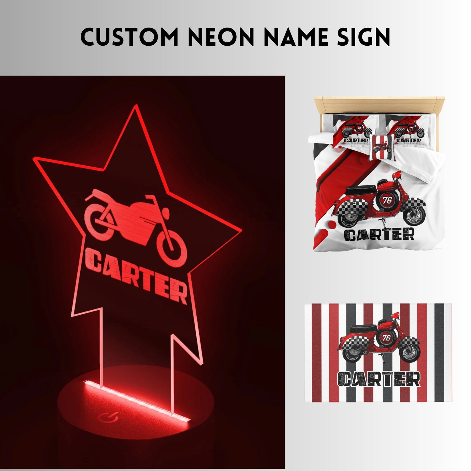 Neon Name Sign Personalized Light up Sign Custom Color Changing LED ...