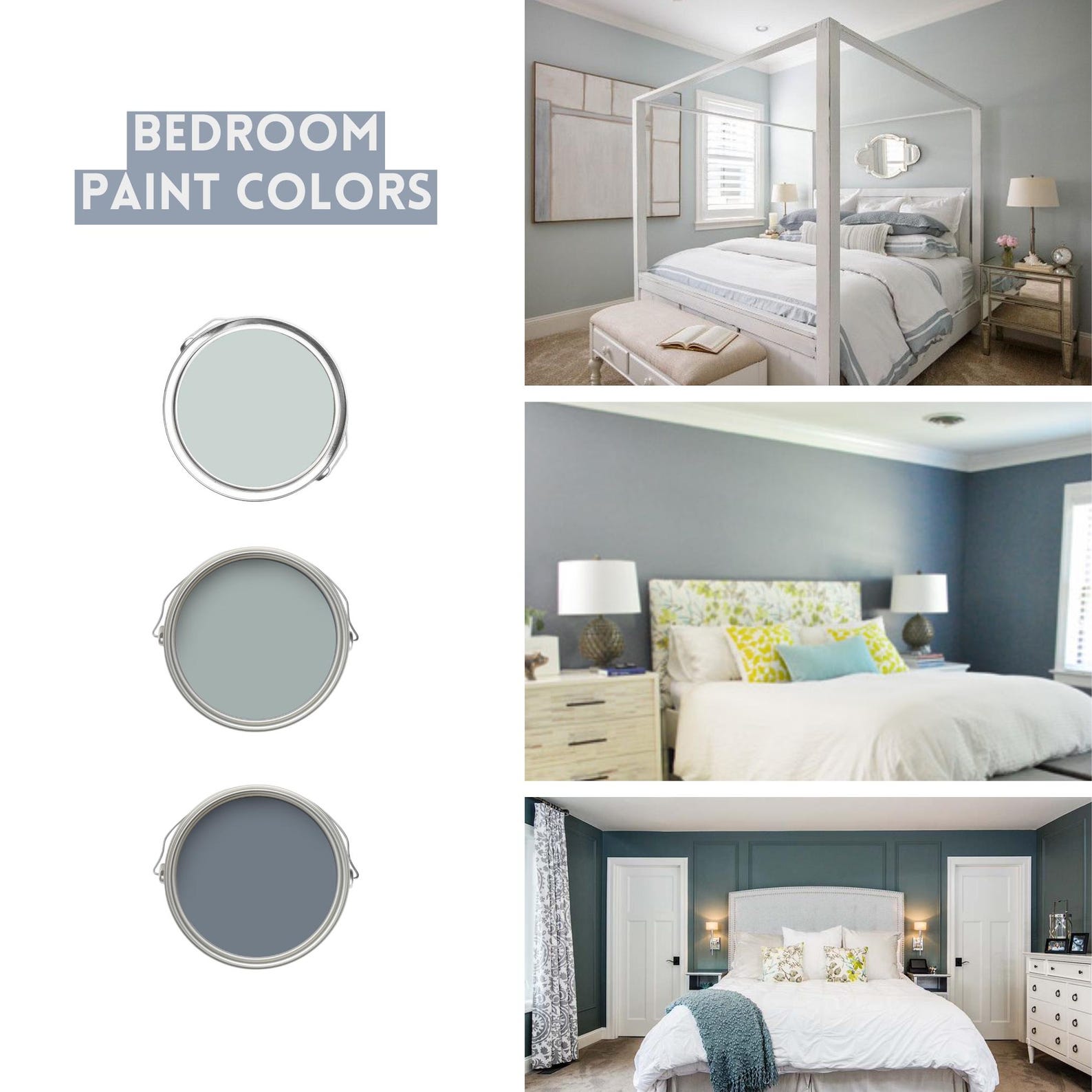 Benjamin Moore Blue Paint Color Palette Calm Coastal Kitchen Color ...