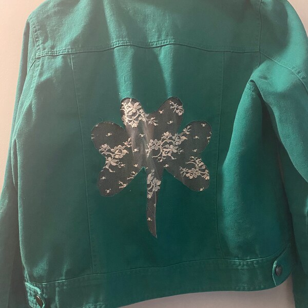 Denim Lace Jacket - Etsy