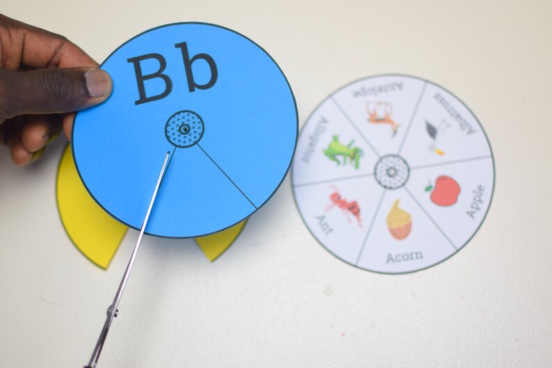 Alphabet Spinners. ABC Printable Craft for Toddlers. Preschool ABC ...