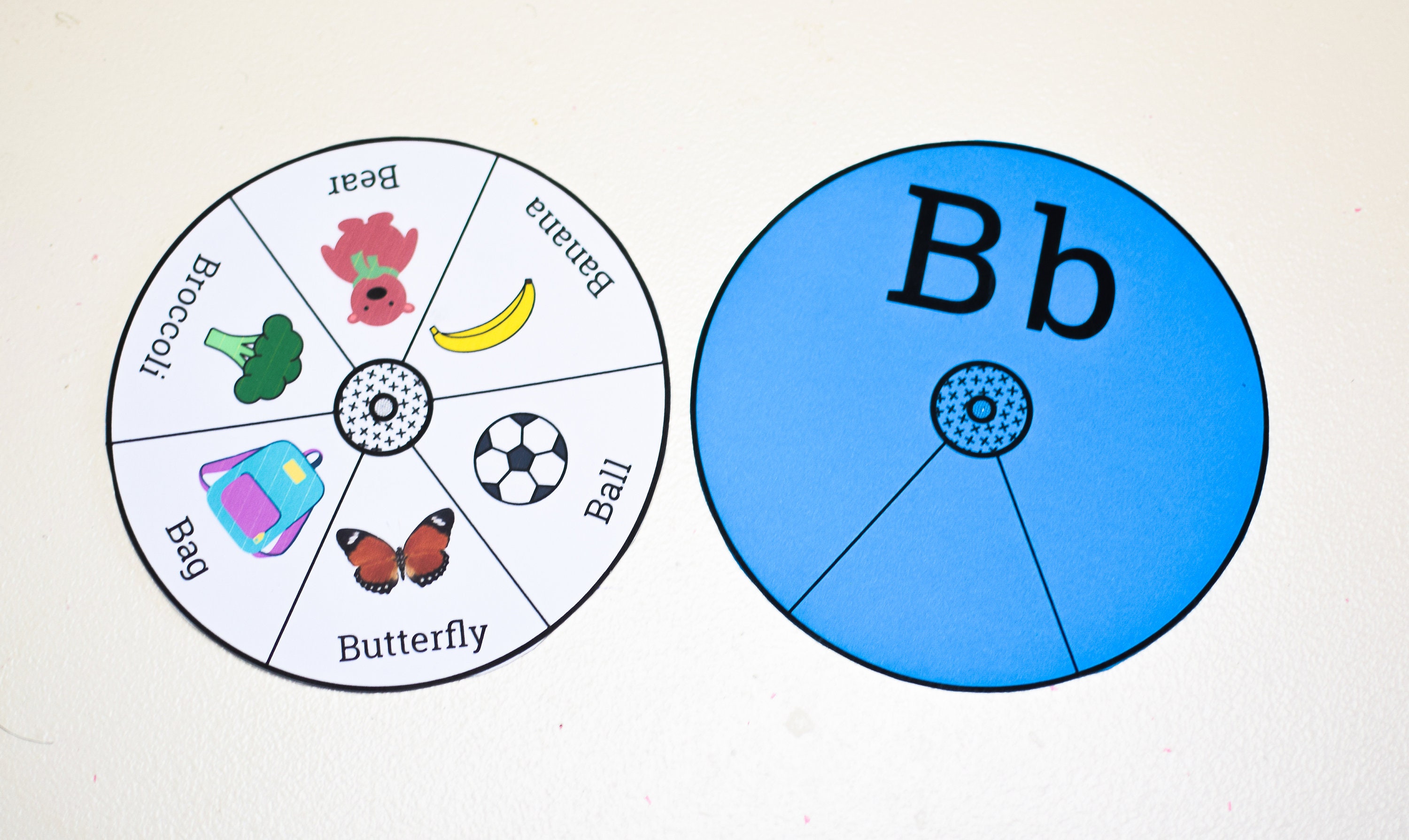 Alphabet Spinners. ABC Printable Craft for Toddlers. Preschool ABC ...