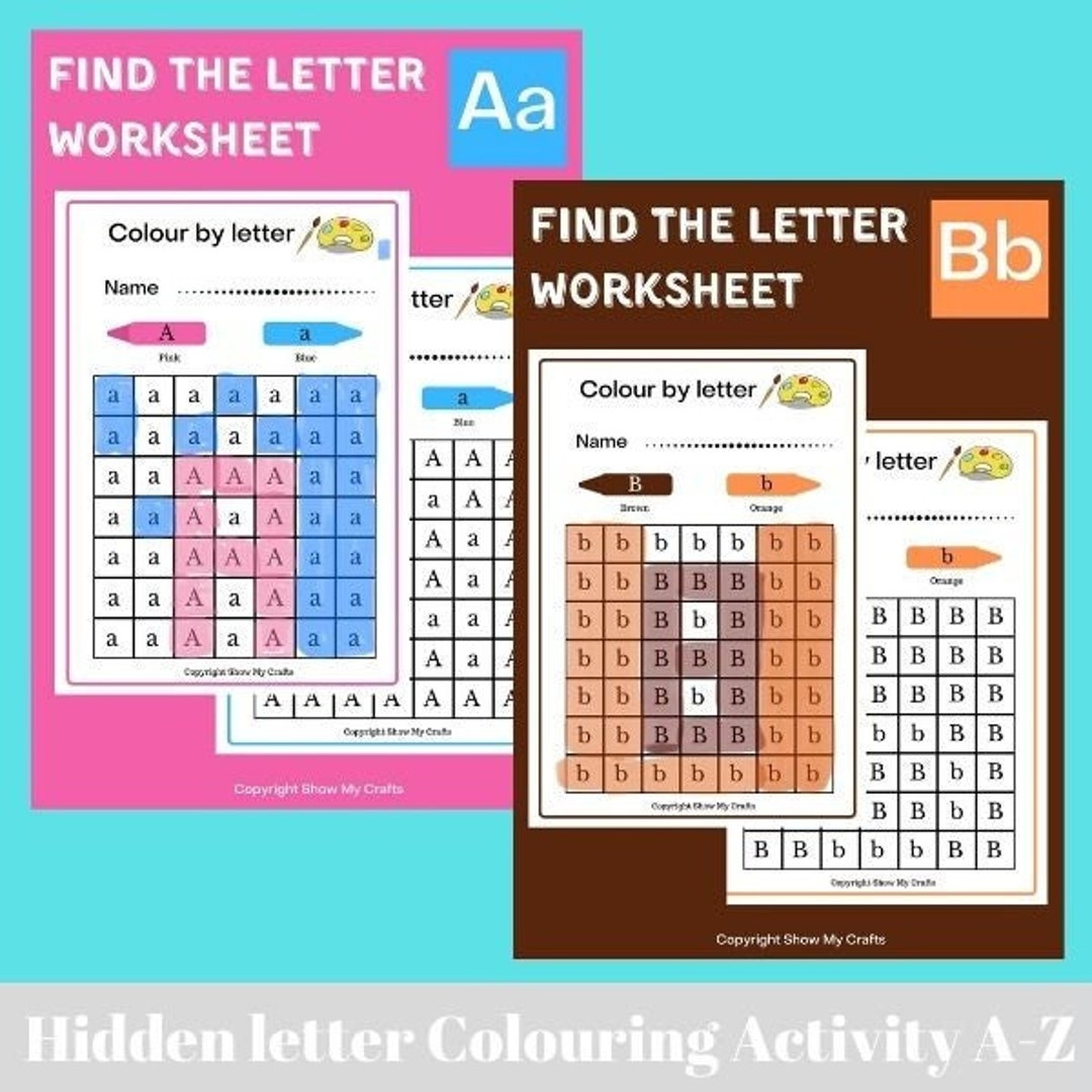Reveal the Hidden Letters. Alphabet Hidden Letters. Preschool Alphabet ...