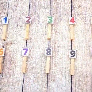 Number Matching Game Printable. Counting Worksheets 1-20. Shape ...