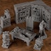 DND Library Furniture Set - Dnd Miniature Terrain Immersive Role ...