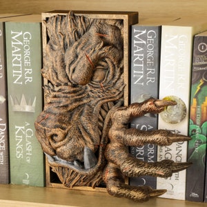 Handcrafted Werewolf Book Nook, Tabletop Fantasy Role-playing Props and ...