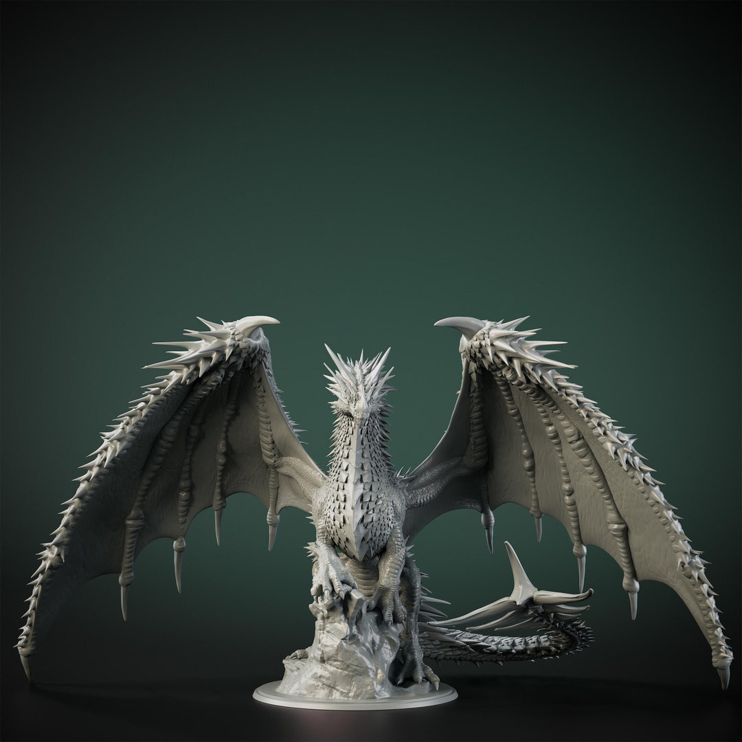 Ancient Red Dragon Miniature, Fantasy Miniatures for Tabletop Games ...