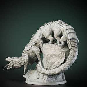 Monster Miniature, Young Behir, Unpainted Dungeons and ...