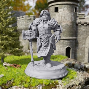 Female Dwarf Miniature, great Home Decor and Gift for Dungeons and ...