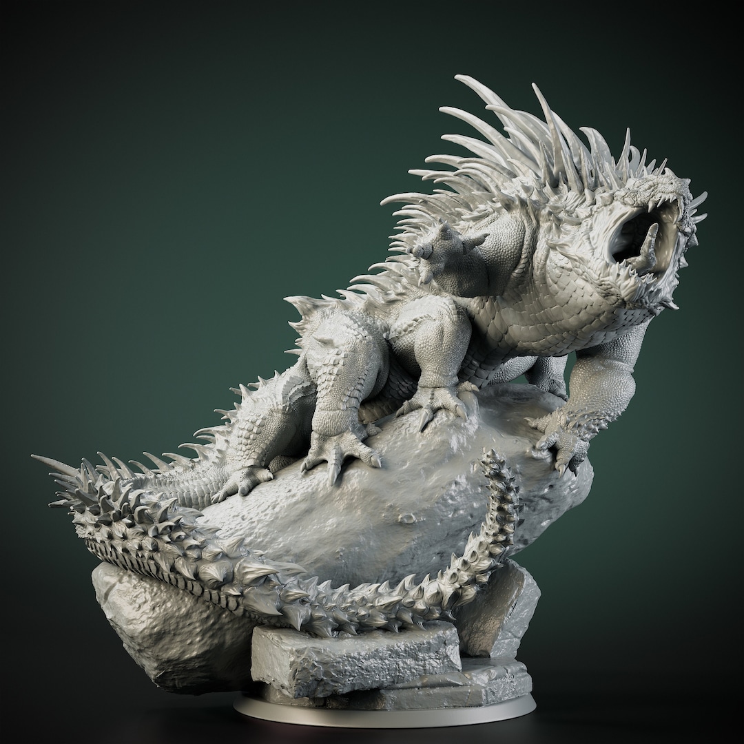 Basilisk Miniature Dnd Rpg Miniatures Board Game Gifts and - Etsy