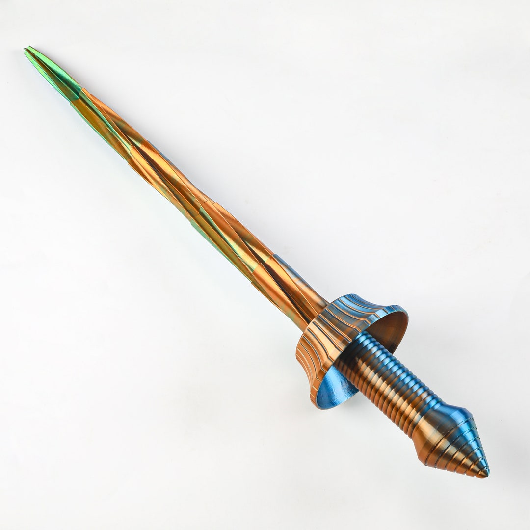 Retractable Katana Sword 3D Printed Retractable Sword Toy Halloween ...