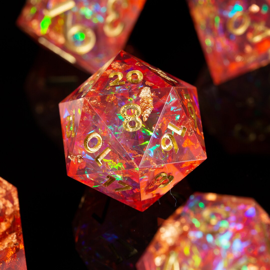 Galaxy Dice Sharp Edge Dice RPG Dice Set for D&D Dungeons - Etsy