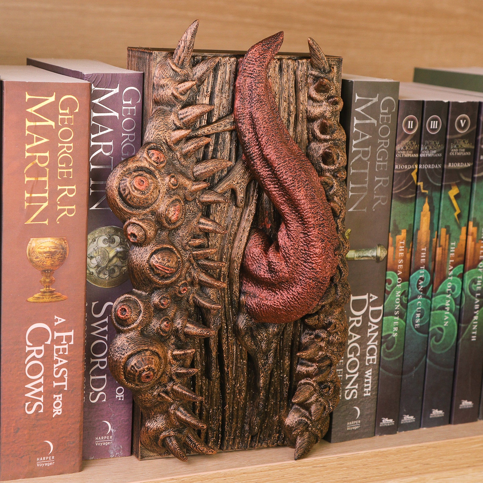 Mimic Book Nook, Unique Sculptural Bookshelf Decoration, Tabletop ...