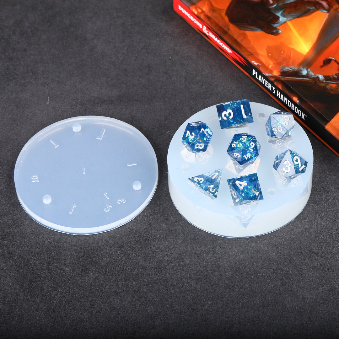 DND Dice Mold Sharp Edge Polyhedral Dice Mold Silicone Dice - Etsy