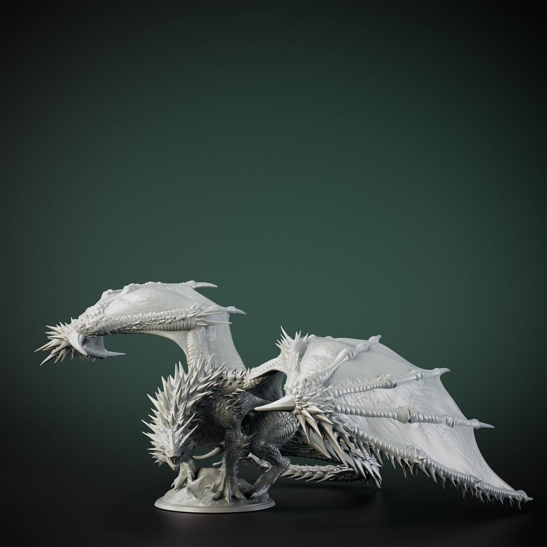 Adult Red Dragon Miniature, Giant Miniature Gameing Accessories for ...