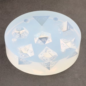 DND Dice Mold Sharp Edge Polyhedral Dice Mold Silicone Dice Mold for ...