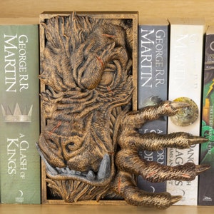 Handcrafted Werewolf Book Nook, Tabletop Fantasy Role-playing Props and ...