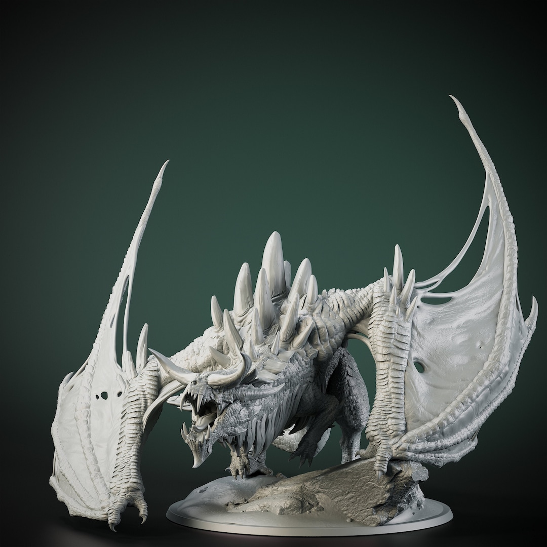 Elder Magma Dragonminiature, DND RPG Miniatures, Board Game Gifts and ...