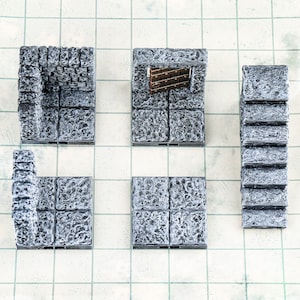 DND Dungeon Tiles Set, Dragonlock Tile, 3D Printed DND Terrain for ...