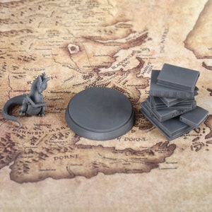 Dragon Reading Book Statue, 3D Printed Resin Art Sculpture, Outdoor ...