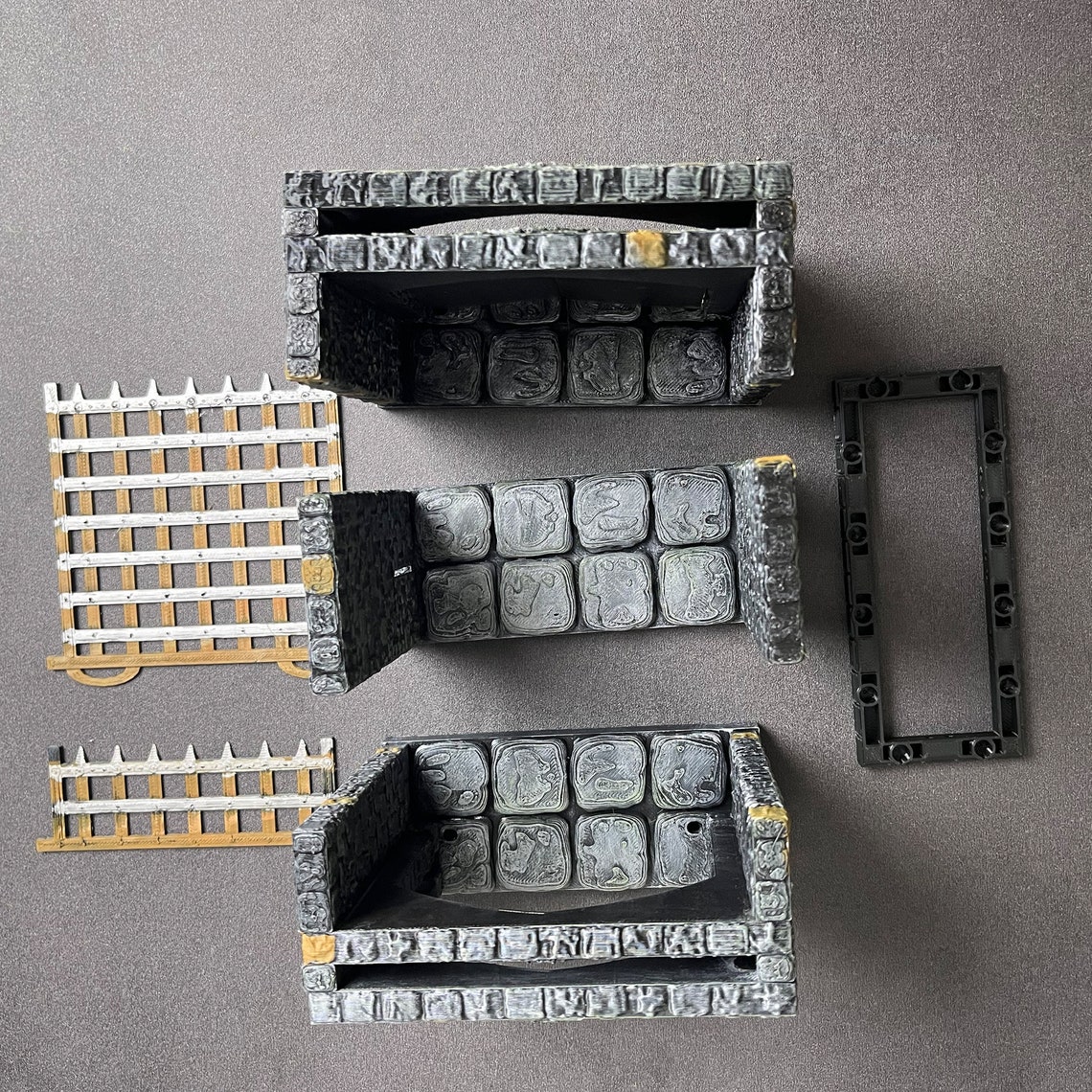 Castle Stone Gatehouse Tiles DND Pathfinder RPG Game Dungeon and ...