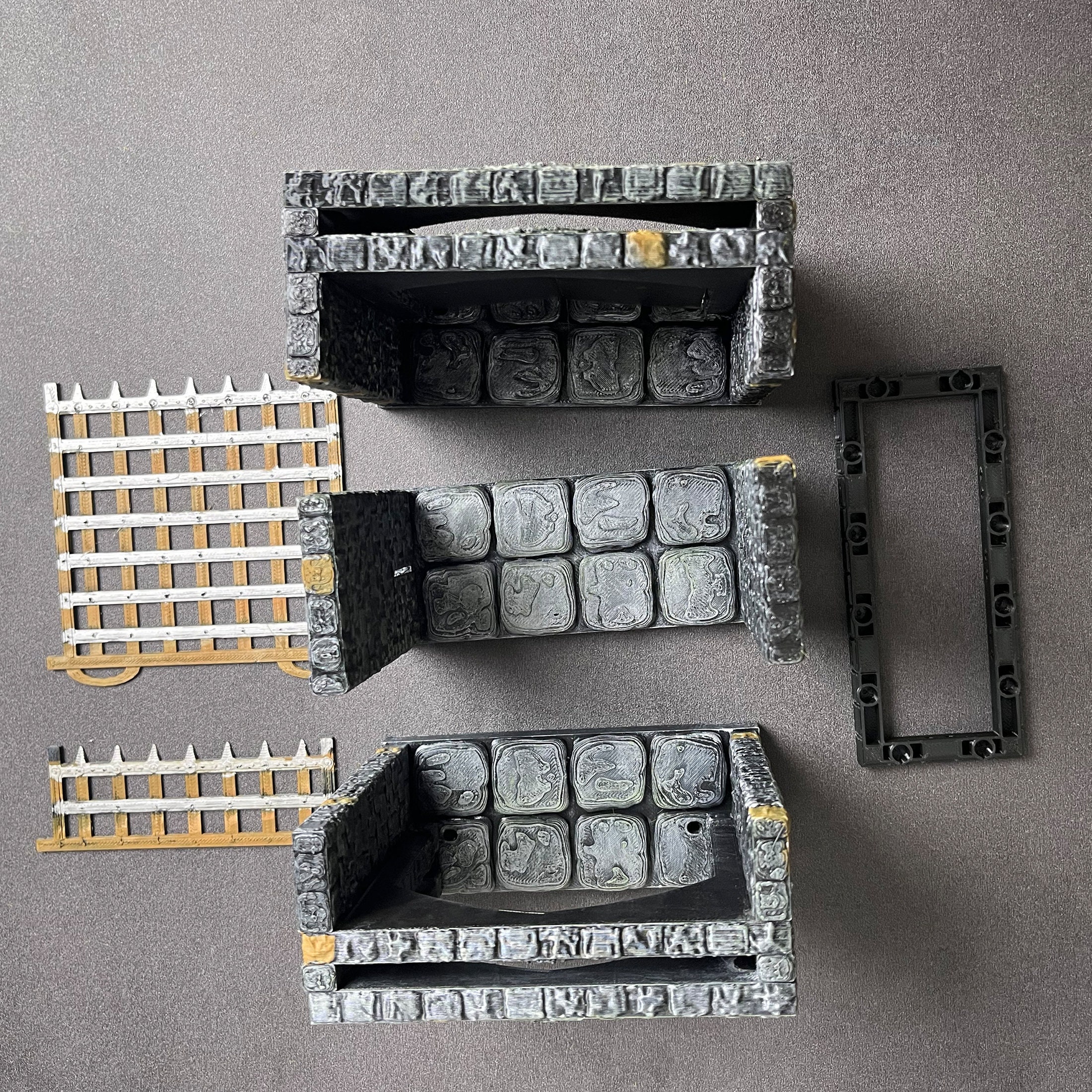 Castle Stone Gatehouse Tiles DND Pathfinder RPG Game Dungeon and ...